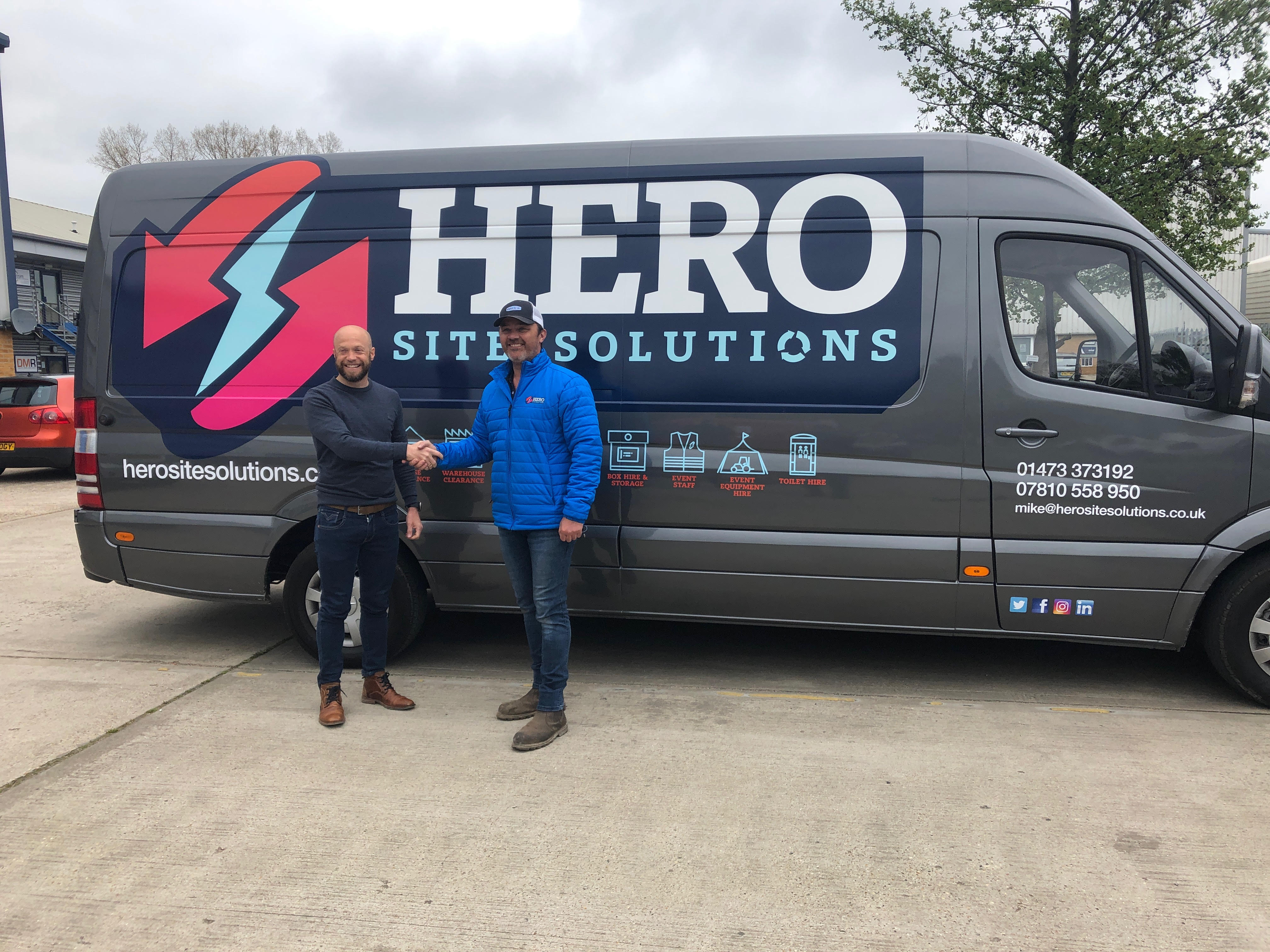 Excited to unveil our new vehicle graphic from Hudson Group | Hero Site ...